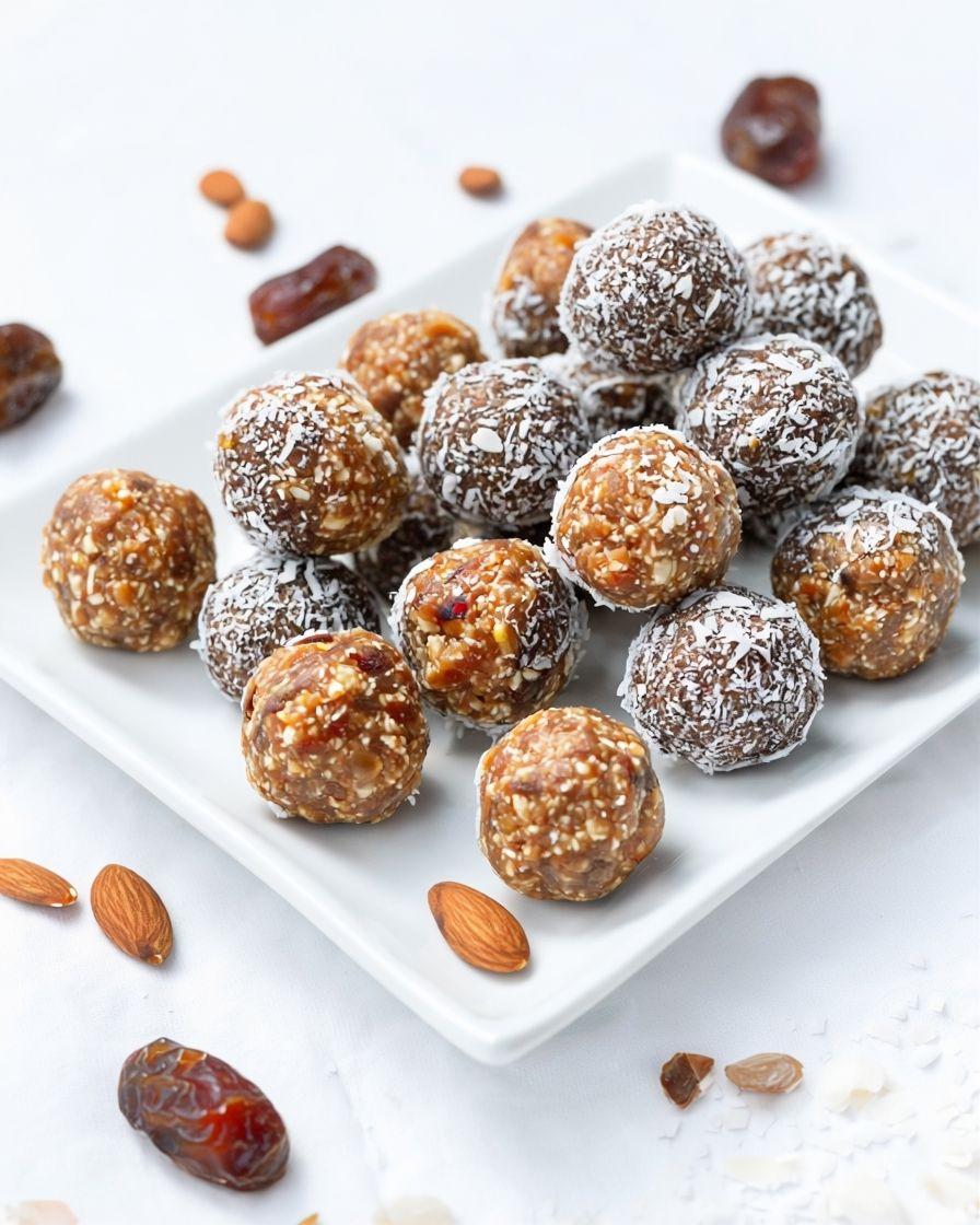 Almond & Date Protein Balls | Macro Masala