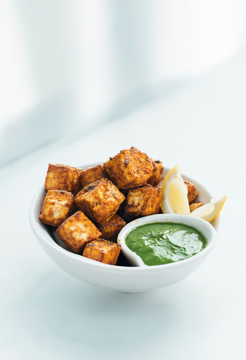 Tofu Snack Air Fryer | Macro Masala